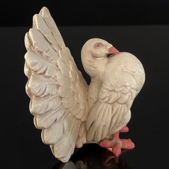 Accents | Large Heavy Cast Iron Antique Pigeon Dove Turkey Pheasant ...